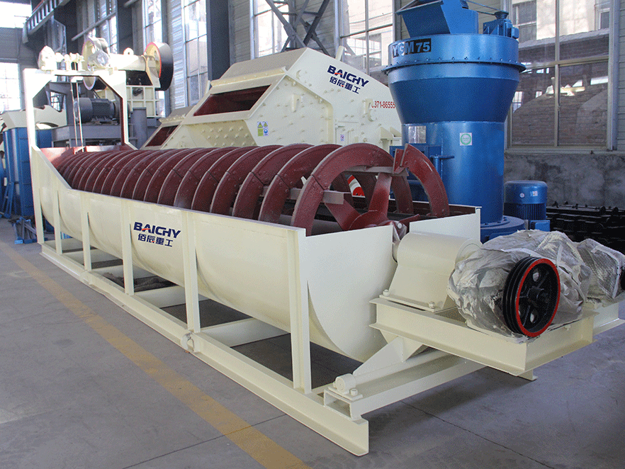 Sand Screw Plants | Material Washer | Spiral Sand Washing - Baichy ...